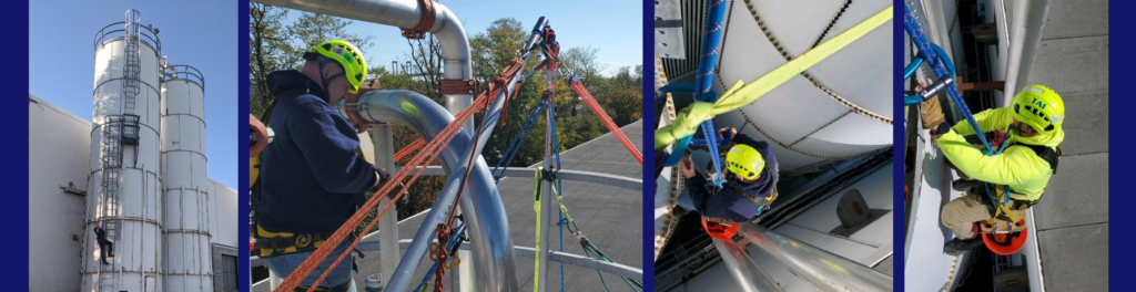 Rope Access Techniques to Scale Silo for Maintenance | TAI